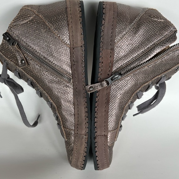 OTBT | Shoes | Otbt Ankle Boots Lace Up With Side Zipper Copperish ...